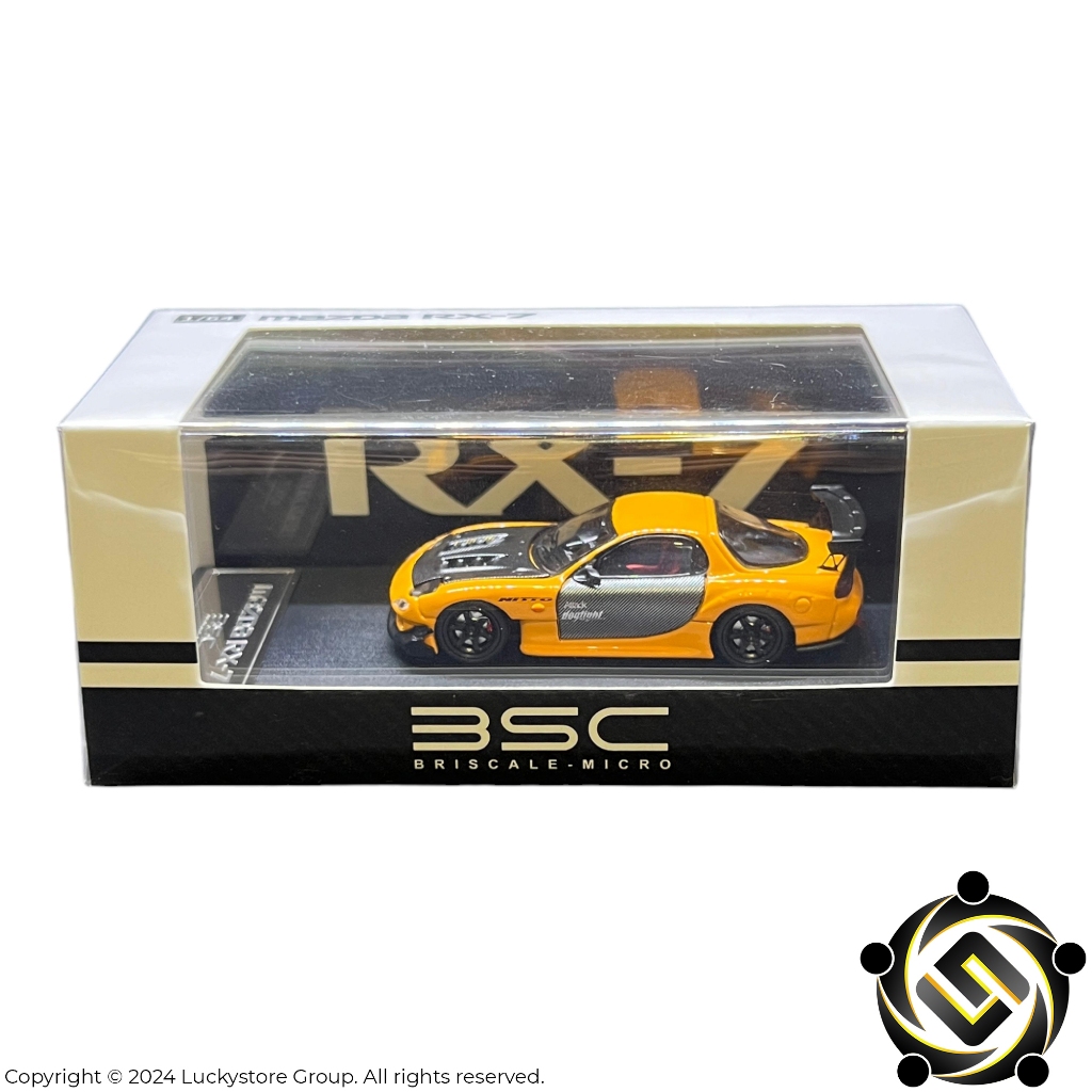 Jual BSC Briscale Micro 1:64 Mazda RX-7 FD3S RE Amemiya Orange Carbon ...