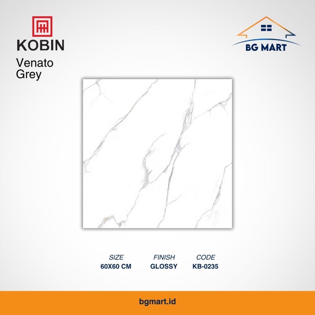 Jual KOBIN Keramik Lantai 60x60 Venato Grey KW A | Shopee Indonesia