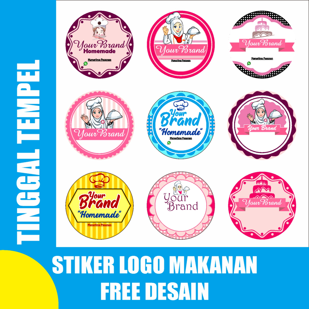 Jual Stiker label makanan dan minuman | Shopee Indonesia