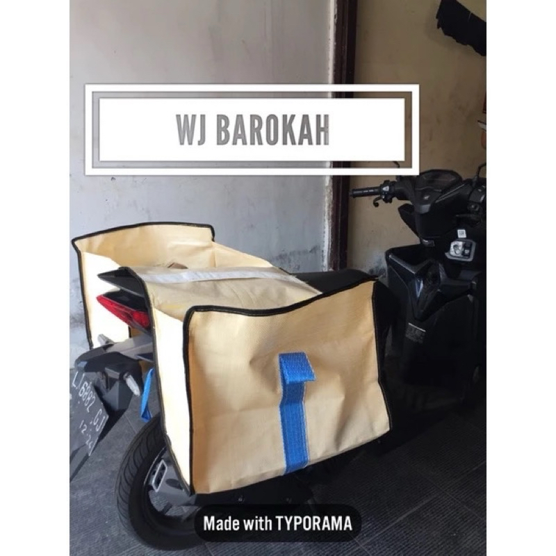 Jual Tas Rengkek Tas Obrok Motor Tas Kurir Ukuran 50 CM Tali Satu Kuat ...