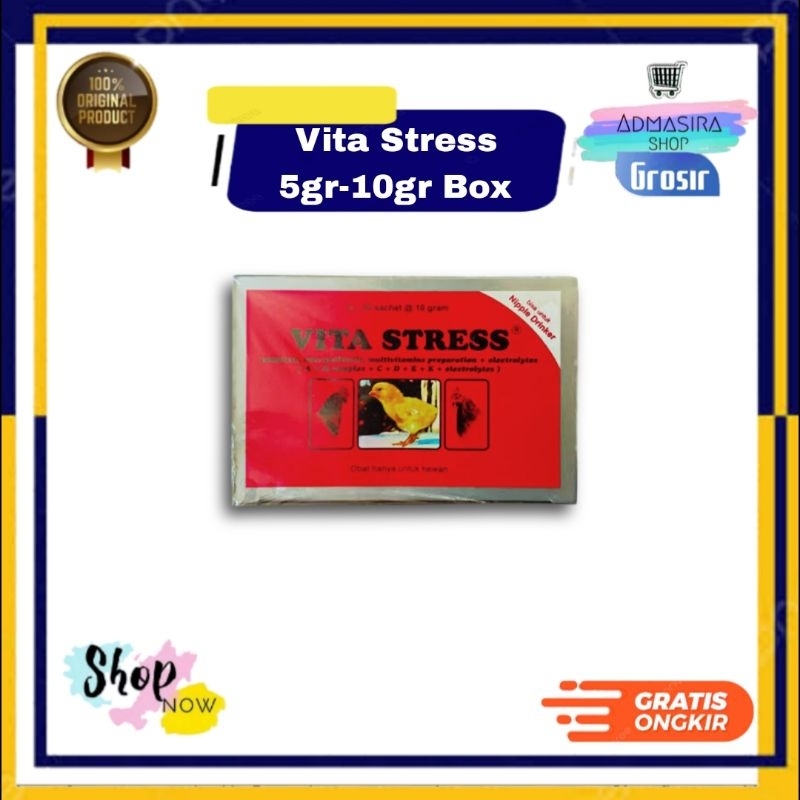 Jual VITA STRESS 5GR 10GR BOX Medion kemasan dus kotak Multivitamin ...