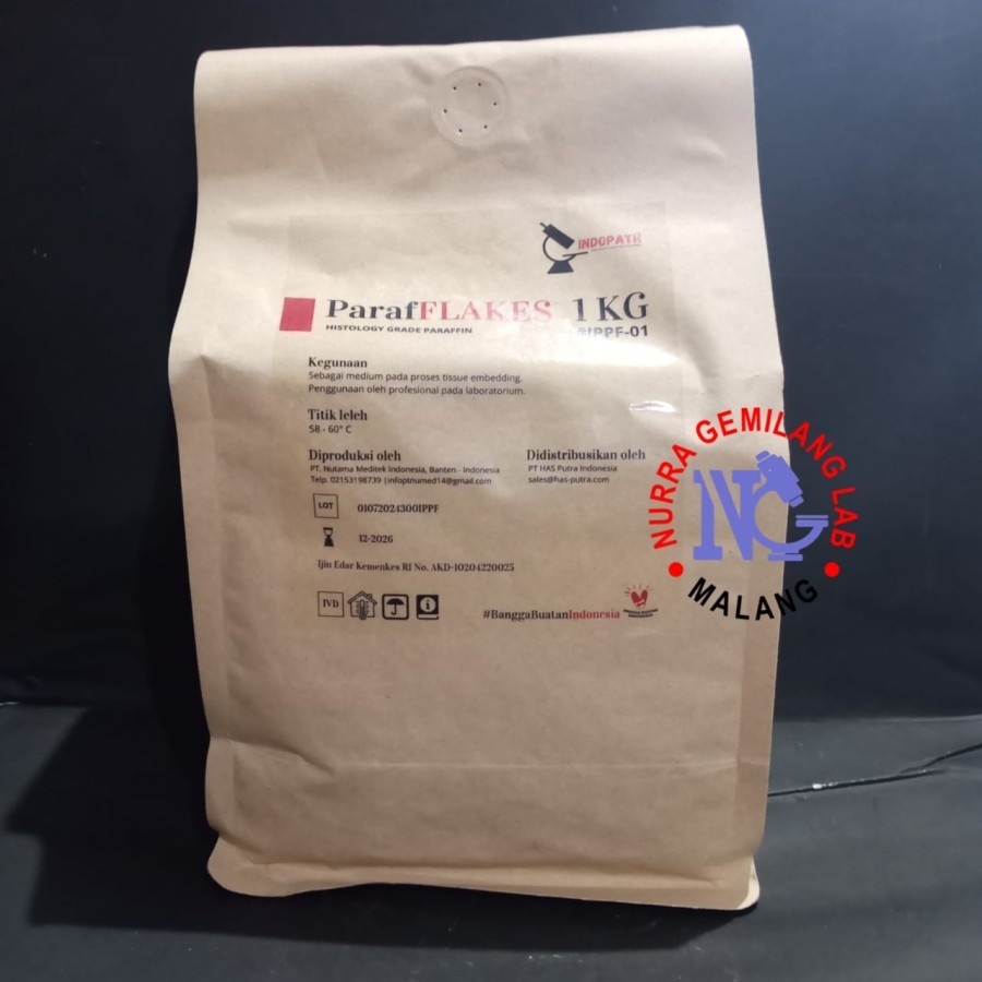 Jual Paraplast Indoplast Histology Grade Paraffin Paraflakes 1KG ...