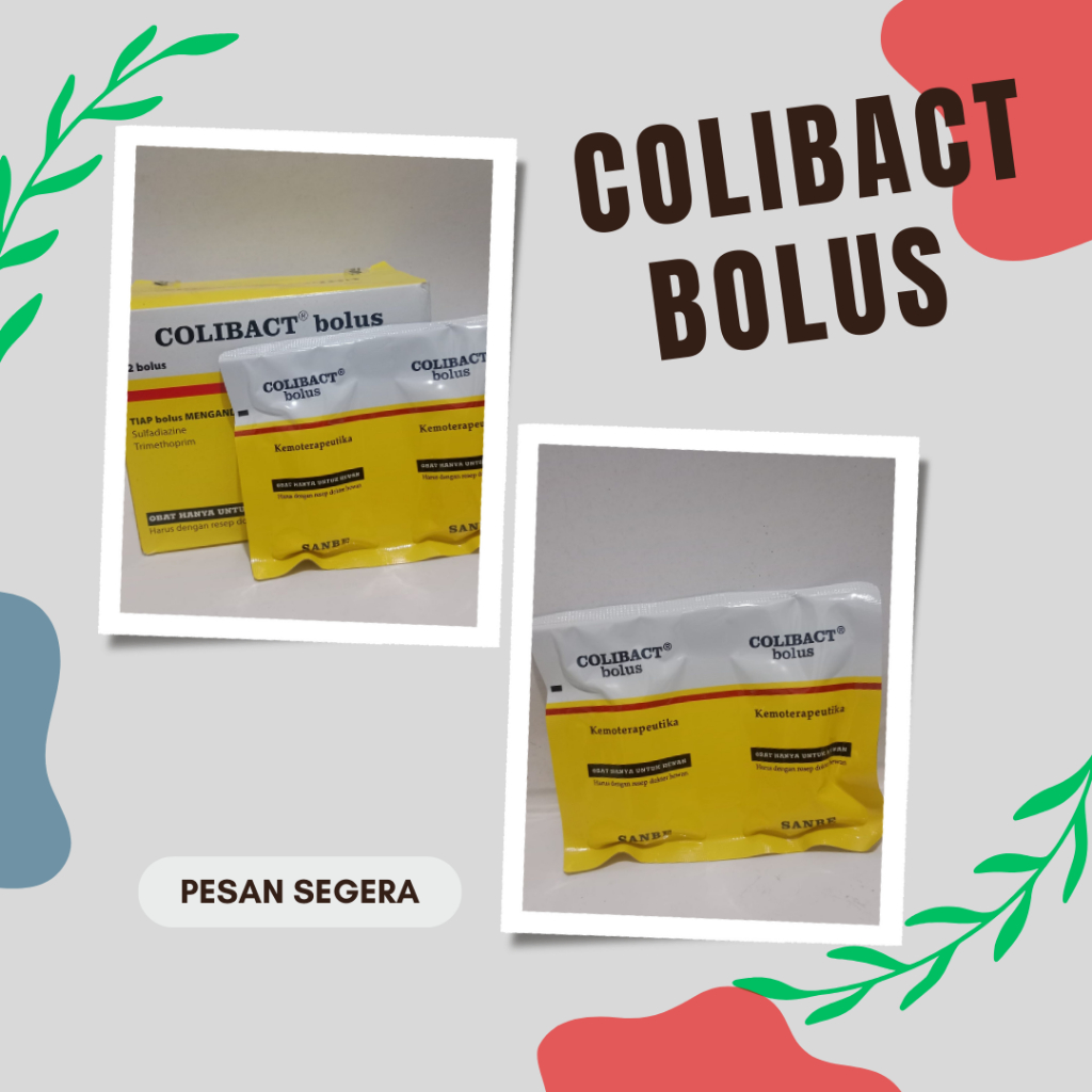 Jual COLIBACT BOLUS - 12 BOLUS (Obat diare atau mencret untuk hewan ...
