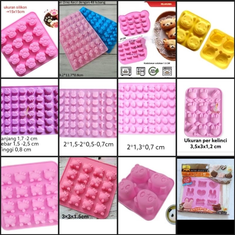 Jual Cetakan Silikon puding beruang Pooh | Shopee Indonesia