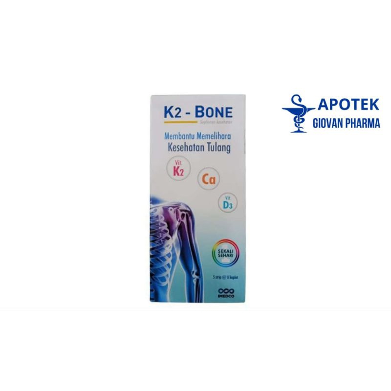 Jual K2 BONE IMEDCO Suplement / suplemen tulang vitamin K2 Calcium ...