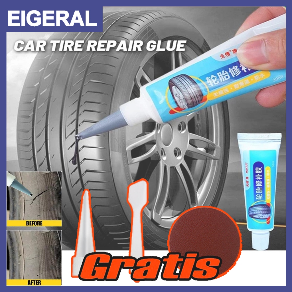 Jual Lem Tambal Perbaikan Ban Mobil Sepeda Motor Anti Bocor 30ML Instan ...