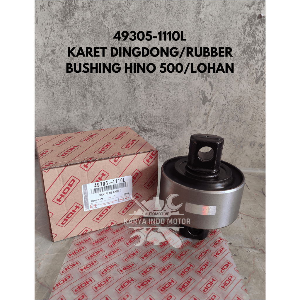 Jual Bushing Rubber Bantalan Karet Ding Dong Hino Lohan 49305 1110L HOP ...