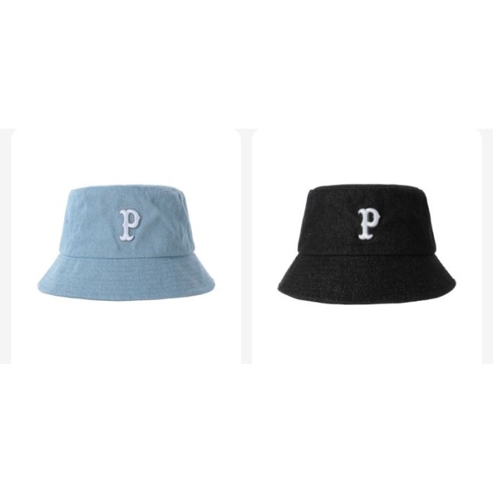 Jual Miniso Bucket Hat Classic Denim - Blue/Black /Miniso Bucket Hat ...