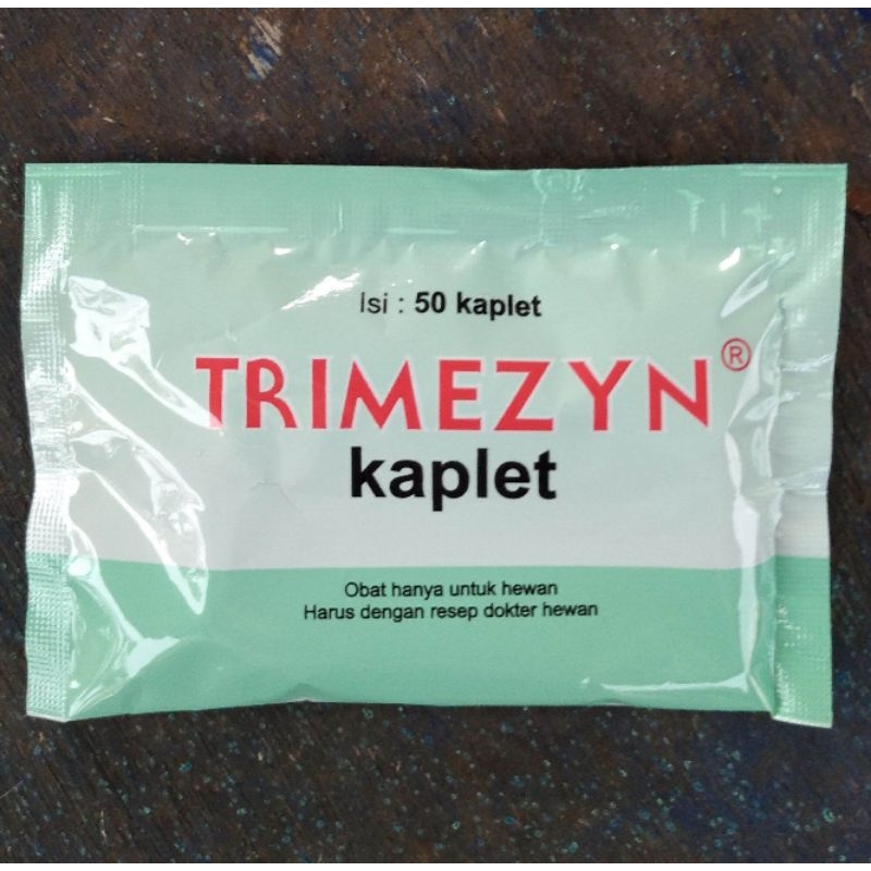 Jual Trimezyn 50 Kaplet Obat Hewan Mengatasi Flu Pilek Ngorok Snot ...