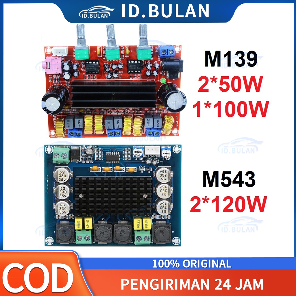 Jual TPA3116D2 2x120W Dual-channel Stereo High Power Digital Audio Power Amplifier Class D XH ...