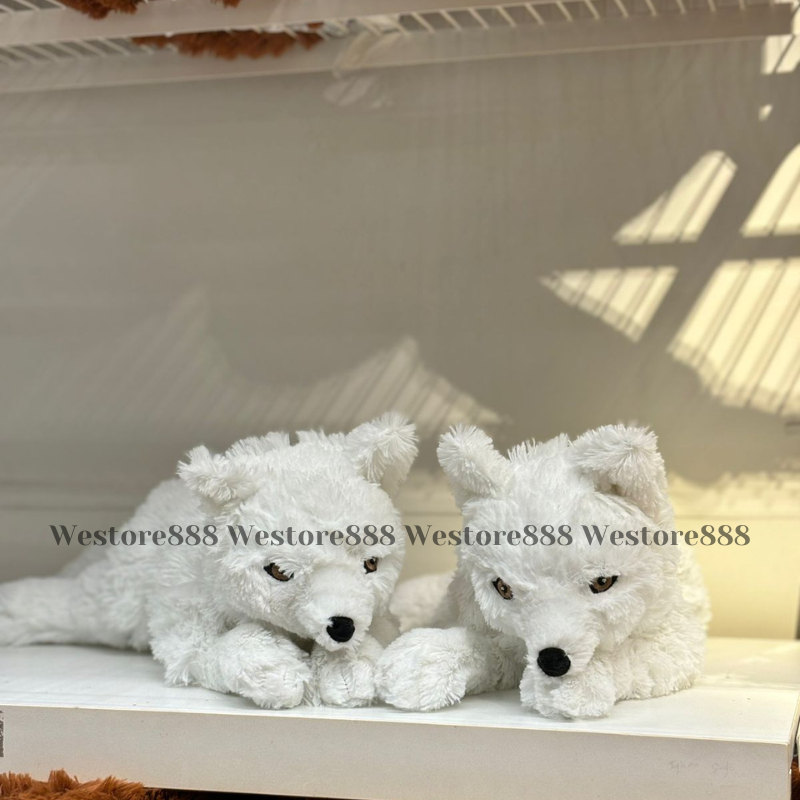 Jual Boneka Rubah Kutub Putih Lucu Bulu Lembut Ukuran 60cm WEO IK6892 ...