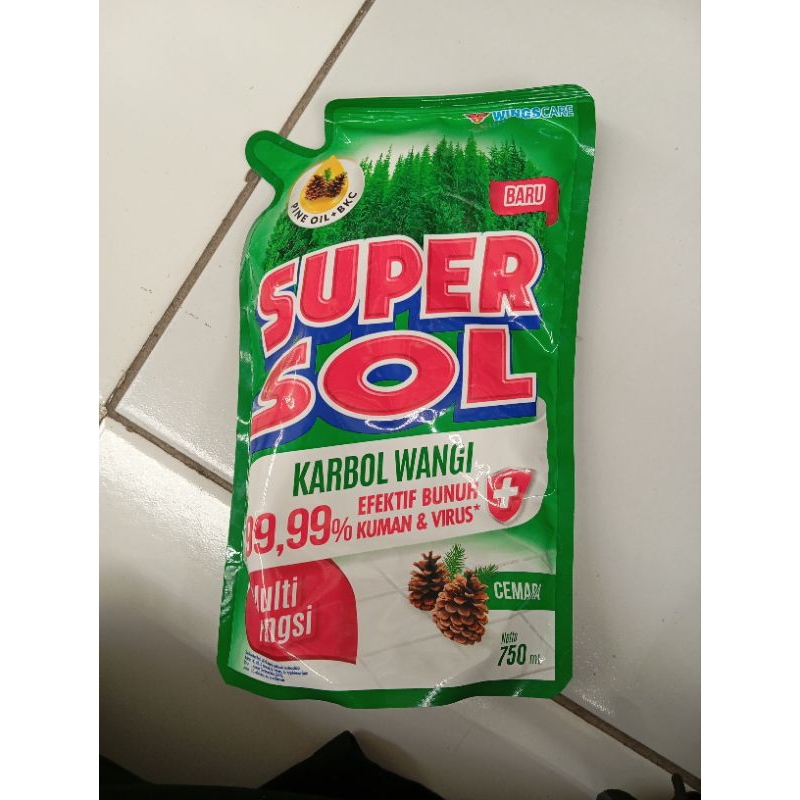 Jual Supersol Karbol Pine Ref 750ML | Shopee Indonesia