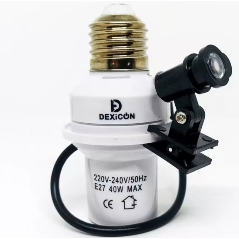 Jual Fitting Lampu Sensor Cahaya Sinar Otomatis Siang Malam Fiting ...