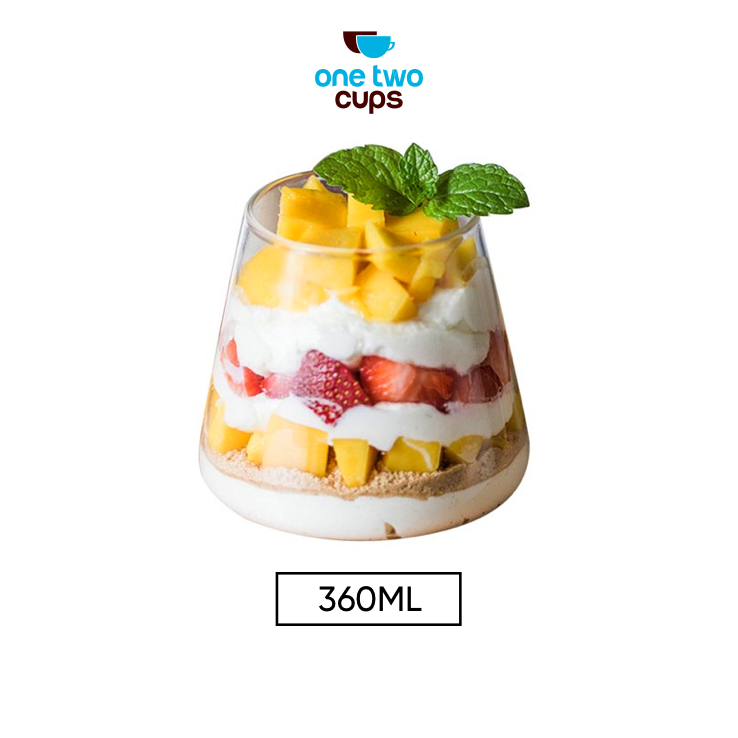 Jual One Two Cups Gelas Minuman Unik Borosilicate Glass 360 ml - KT010 | Shopee Indonesia