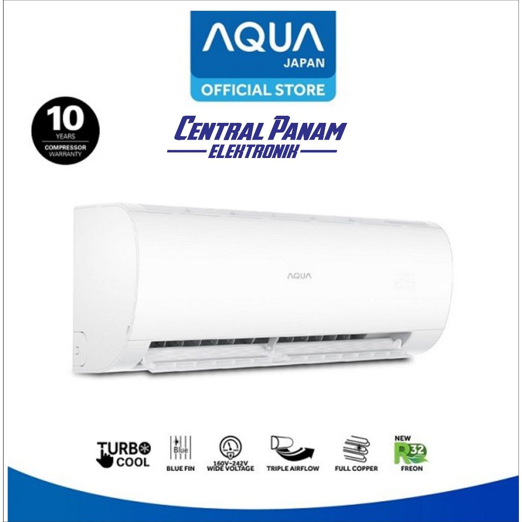 Jual AQUA AC Split 0.5 PK AQA-KCR5FQAL UNIT ONLY!! Central Panam Elektronik | Shopee Indonesia