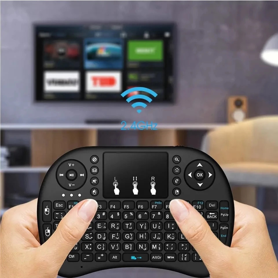 Jual Mini Keyboard Wireless i8 2.4G Handheld Keyboard For PC Android TV ...