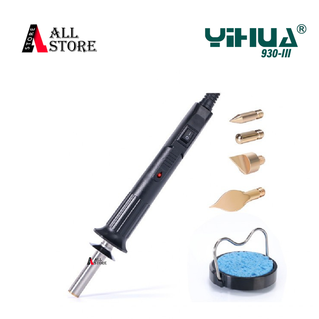 Jual YIHUA 930-III Wood Burning Tool Pyrography Pen Soldering Tools - Solder Tangan + 4 Mata ...