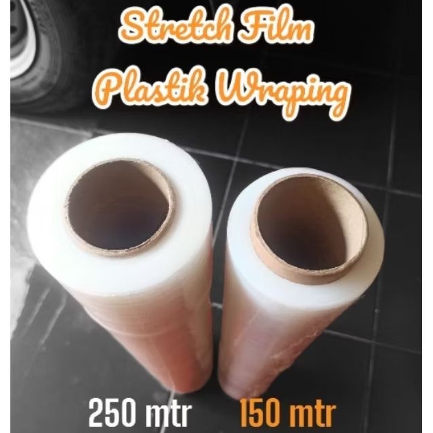 Jual 1 pcs|Stretch Film/ plastik wraping|50cmx150mtr|50cmx250mtr|TEBAL ...