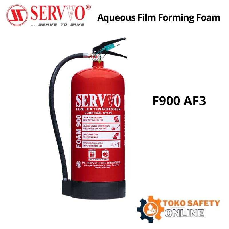 Jual APAR SERVVO Foam 9 Liter - Aqueous Film Forming Foam SERVVO F900 ...