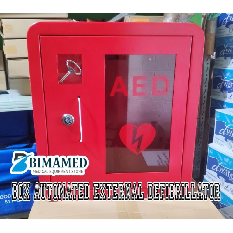 Jual BOX AED DEFIBRILLATOR / Box Aed With Alarm | Shopee Indonesia