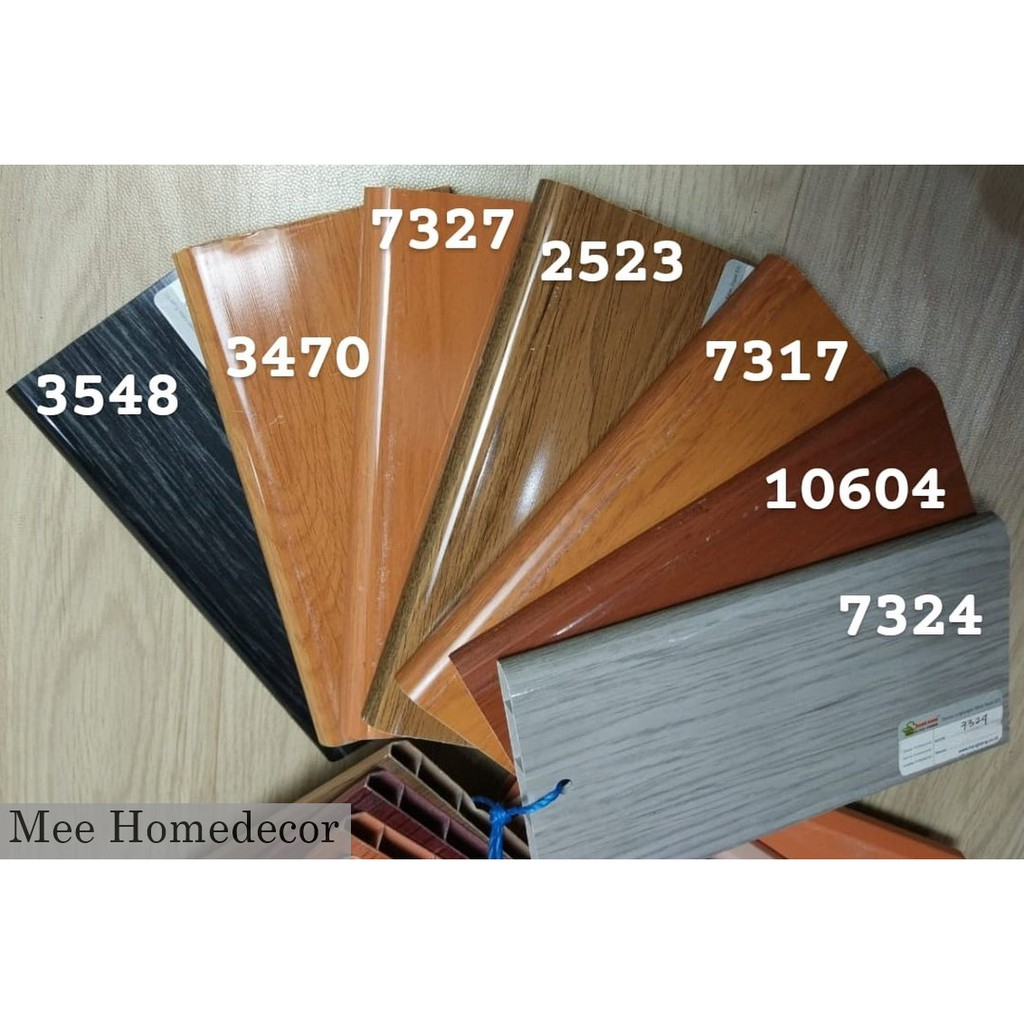 Jual Plint Lantai Kayu bahan PVC List Plin Original Kualitas Premium ...