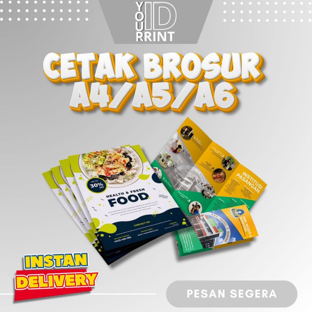 Jual Print Brosur | Cetak Brosur Flyer A4 / A5 / A6 MURAH | 1 Sisi / 2 Sisi | Shopee Indonesia
