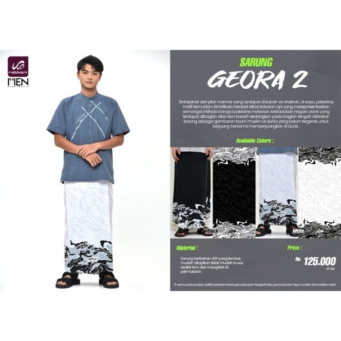 Jual Rabbani - Sarung Geora Dewasa | Shopee Indonesia