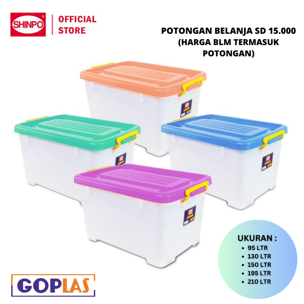 Jual Box Container uk 95 - 130 - 150 - 195 Liter Merk Shinpo - uk 160 ...
