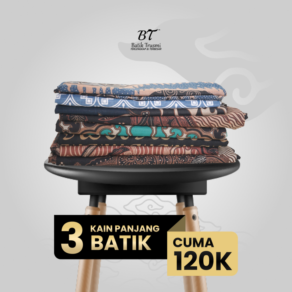 Jual BATIK TRUSMI PROMO BELI 3 KAIN HANYA 135.000 Bahan Kain Panjang ...