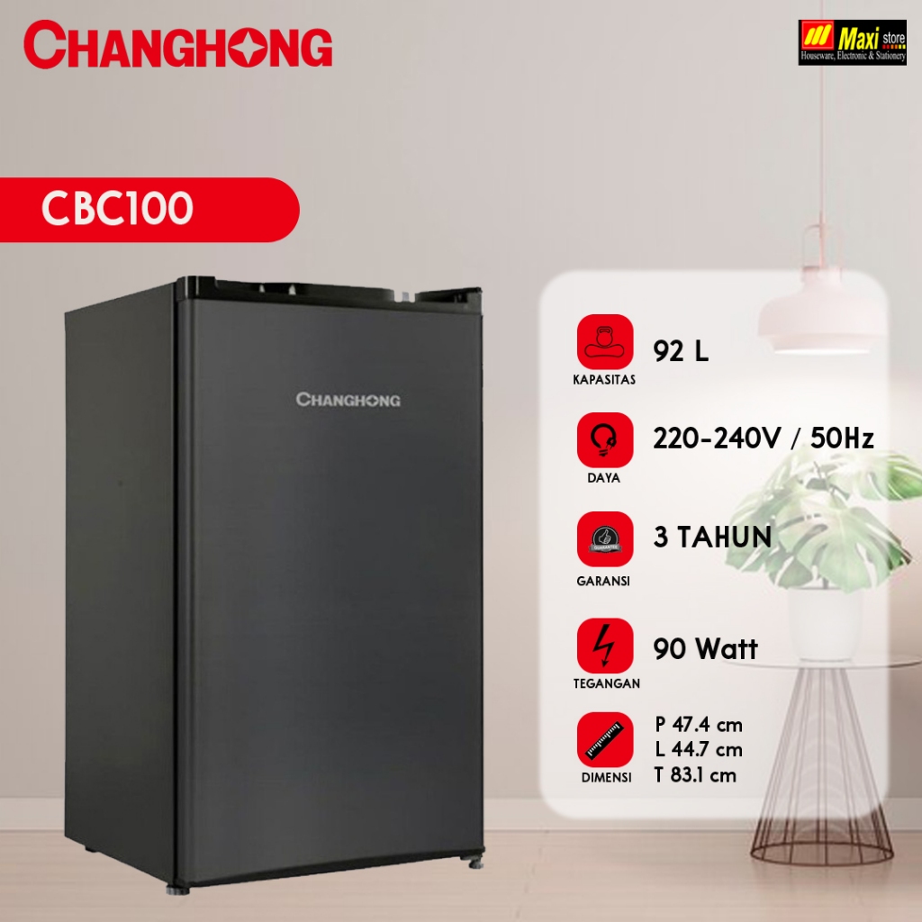 Jual Changhong CBC-100 Kulkas 1 Pintu - Garansi Resmi | Shopee Indonesia