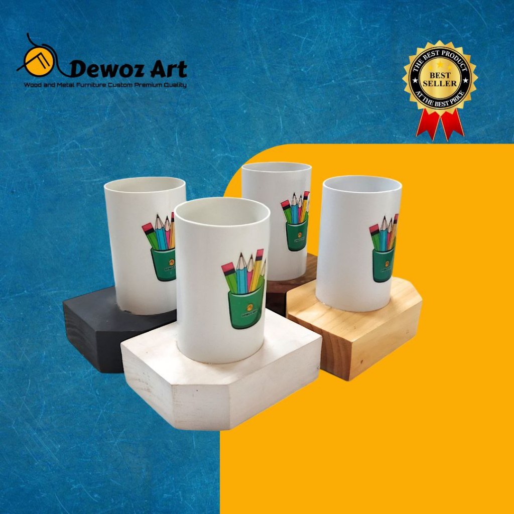 Jual tempat Pencil/tempat pulpen pencil /tempat pencil estetik/rak ...