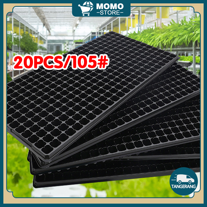 Jual 20PCS Pot Tray Semai PVC Reusable Potray Semai 105 Lobang ...