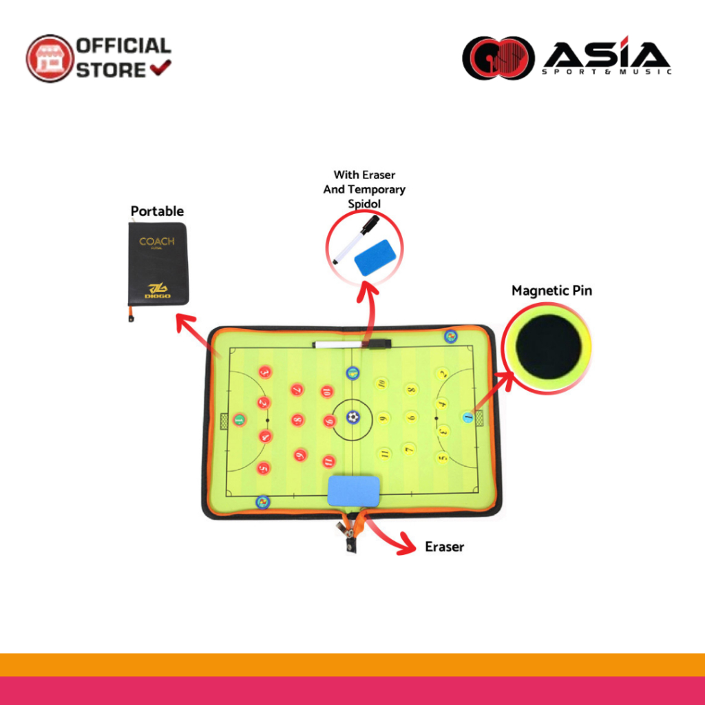 Jual Futsal Strategy Board Diogo DFSB-02 | Papan Strategi Futsal ...