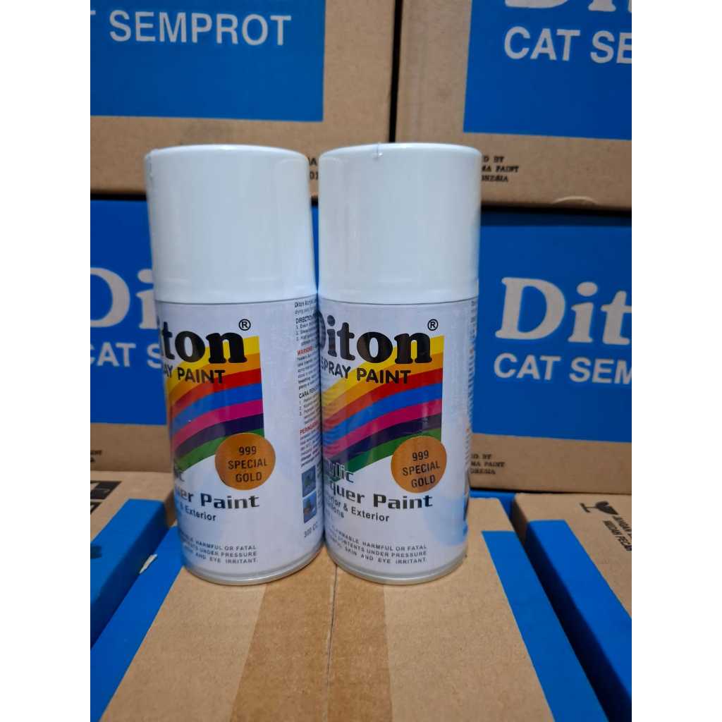 Jual Cat Semprot Diton - Special Gold 999* | Shopee Indonesia