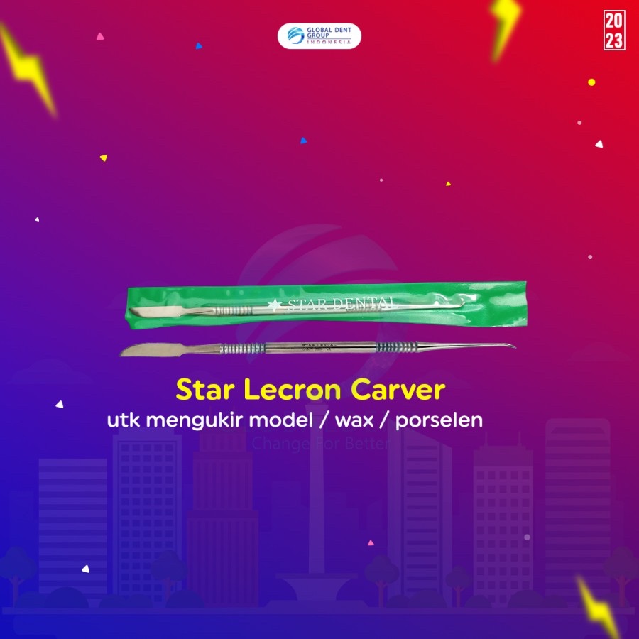 Jual Star Dental Lecron Carver No.2100/1 - Spatula Lilin (Wax) | Shopee ...