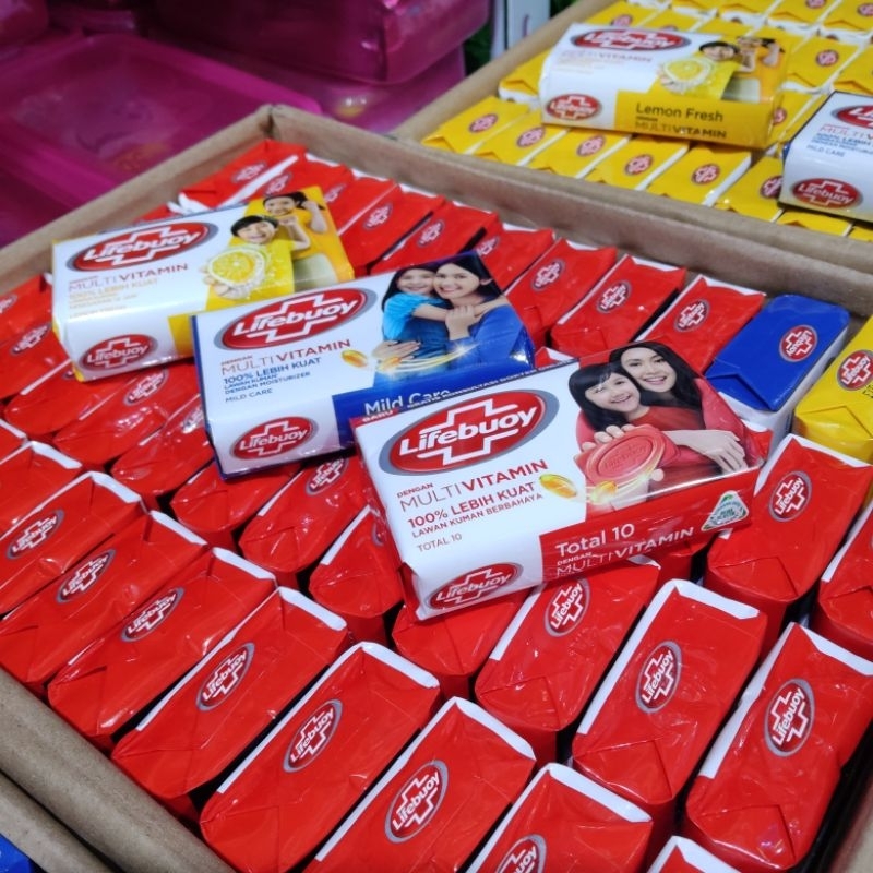 Jual lifebuoy 68g isi 3pcs /lifebuoy sabun mandi 68g isi 3pcs/lifebuoy sabun batang isi 3 68g ...
