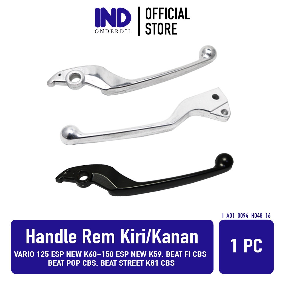 Jual IND Onderdil Handle Rem Kiri Kanan Chrome Honda Vario 125-150 New ...