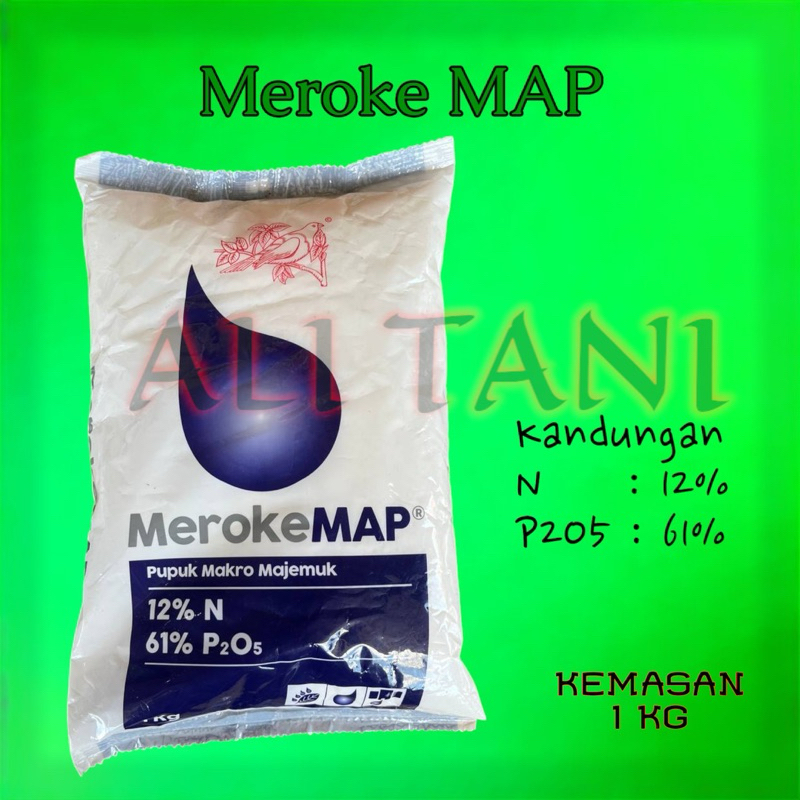 Jual MAP Meroke Kemasan 1 KG Pupuk Mono Amonium Phospate untuk Nutrisi ...