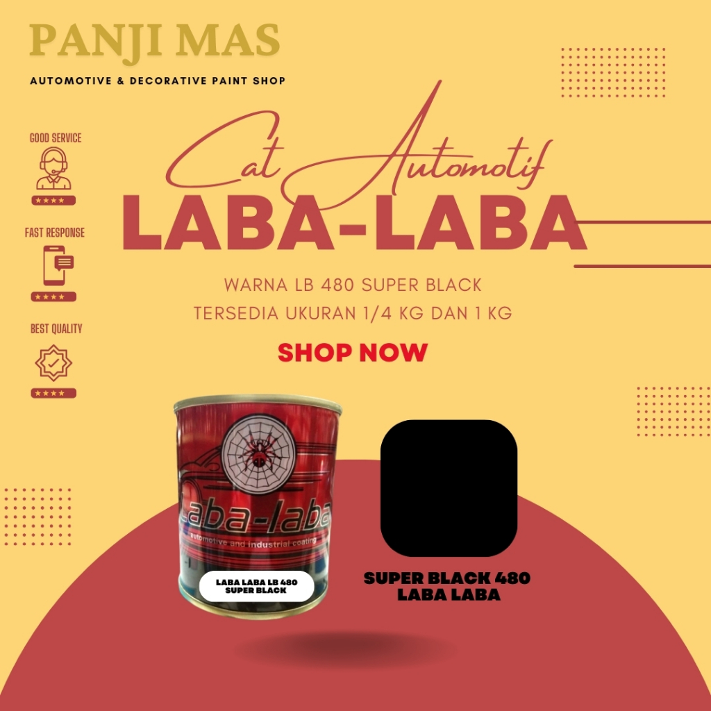 Jual Cat DUCO Laba-Laba Solid Super Black (Hitam Kilap) 480 Ukuran 1/4 ...