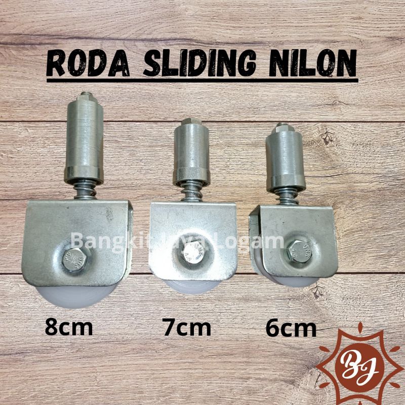 Jual Roda Pagar Sliding Nilon// Roda Sliding Nylon // Roda Pintu ...