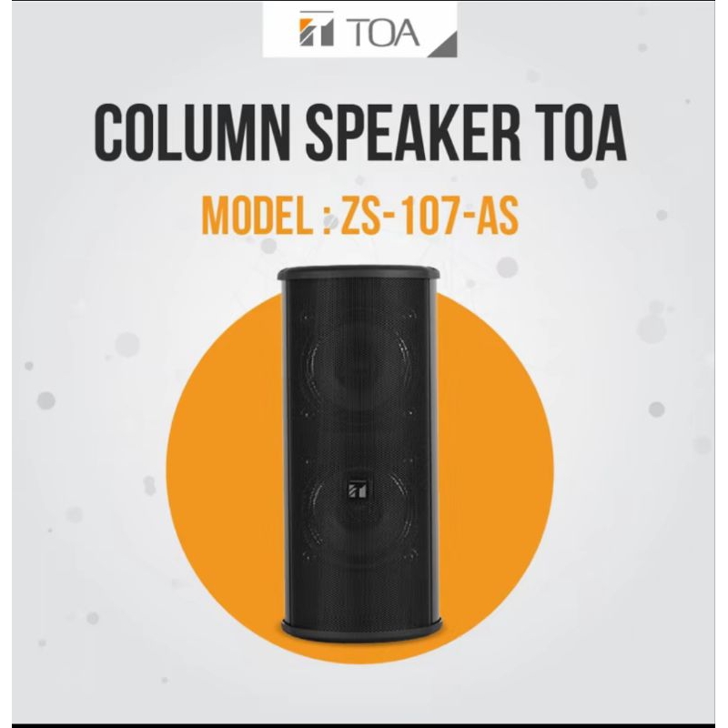Jual COLUMN SPEAKER TOA ZS-107 ZS 107 10 WATT SPEAKER DINDING MASJID ...