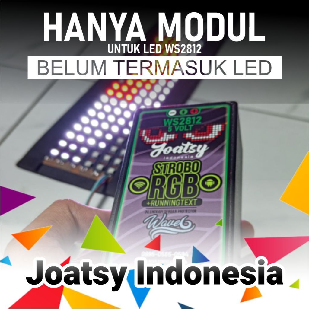 Jual Modul Strobo Mata WS2812 - Joatsy Wave Text Wifi W6 (belum ...