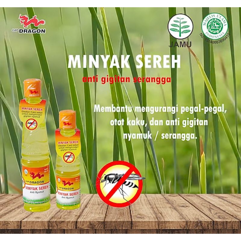 Jual Minyak Sereh Dragon 100ml,60ml dan 30ml. | Shopee Indonesia