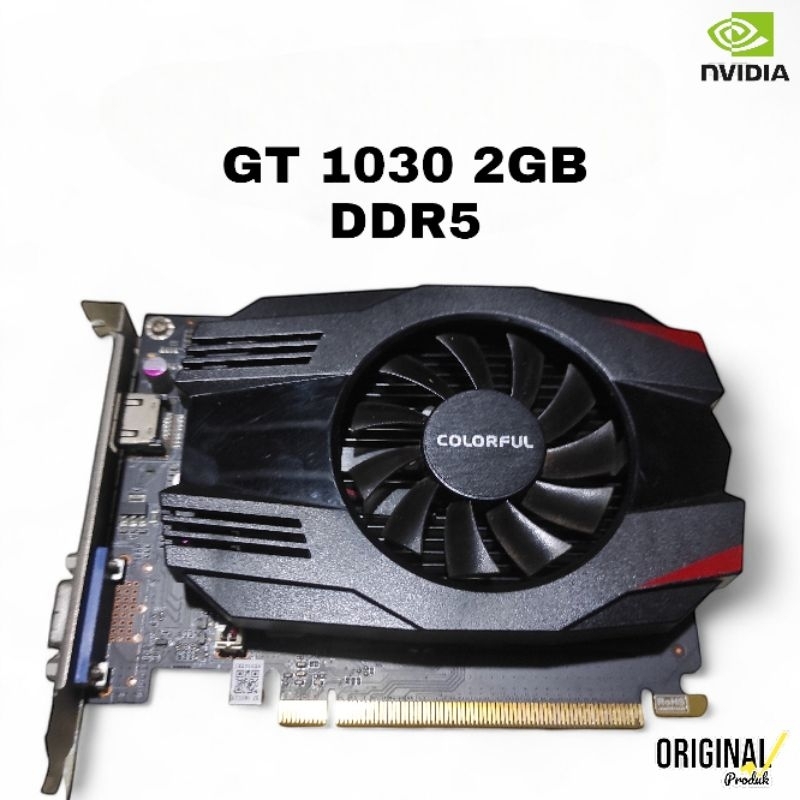 Jual VGA COLORFUL GT 1030 2GB DDR5 NORMAL | Shopee Indonesia