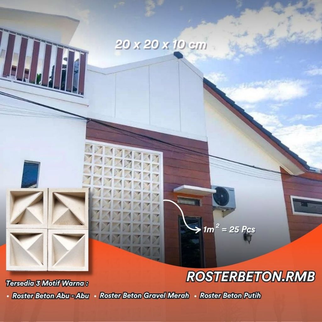 Jual roster beton, roster minimalis, roster lubang angin, ventilasi ...