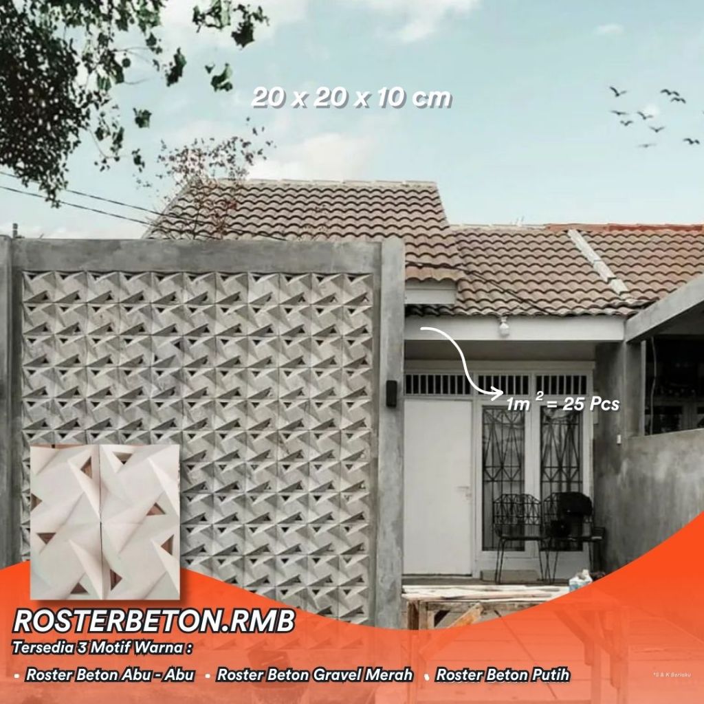 Jual roster beton, roster minimalis, roster lubang angin, ventilasi ...