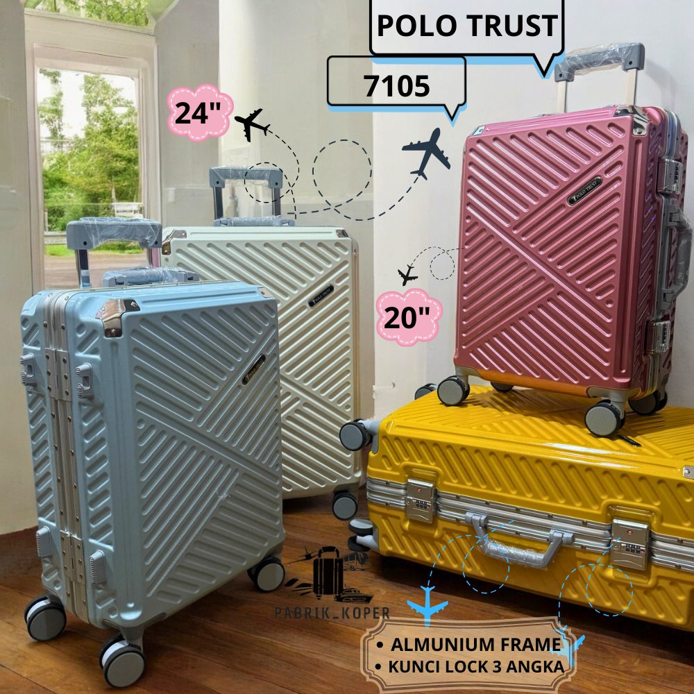 Jual NEW KOPER POLO TRUST ALUMINIUM 24INCH 7105 TANPA SLETING KUNCI TSA ...