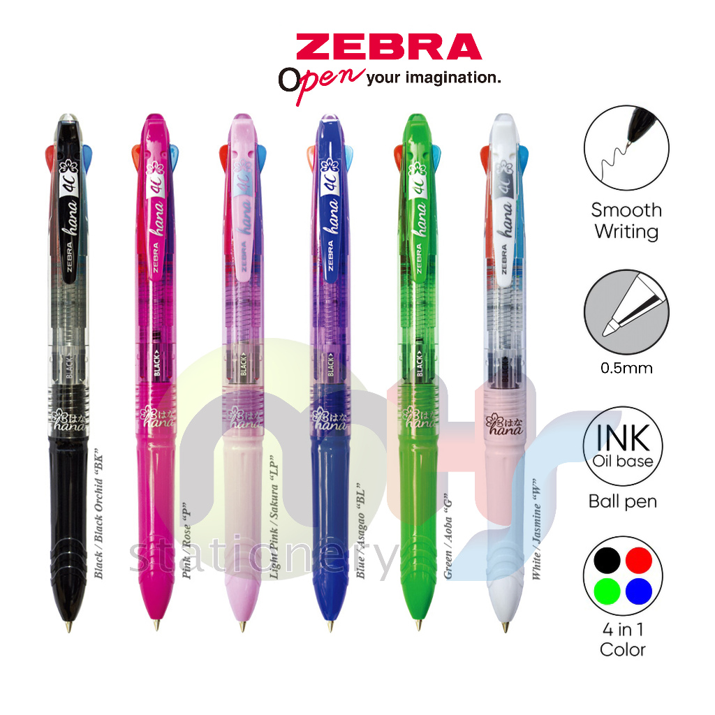Jual ZEBRA MULTIFUNCTION Bolpoin Pulpen Ballpoint Semi Gel Pen Pena ...