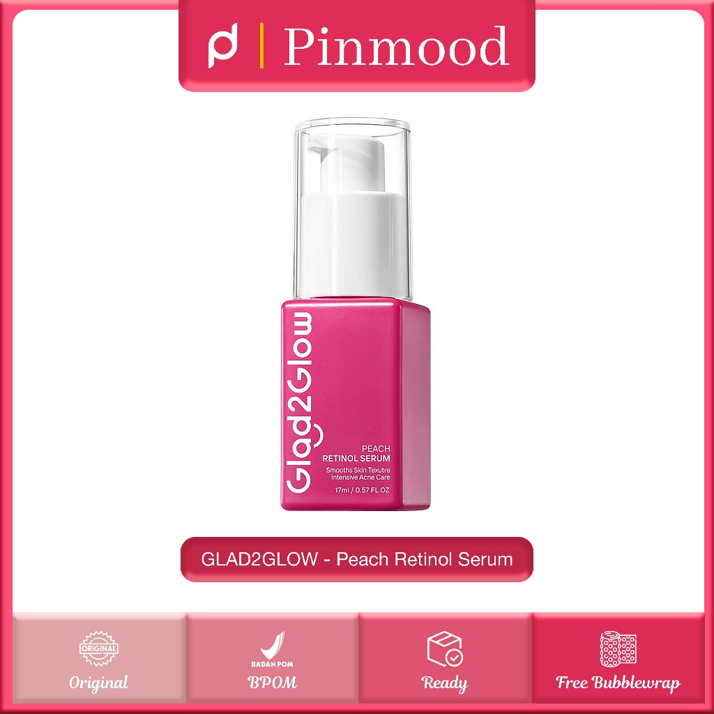 Jual GLAD2GLOW - PEACH RETINOL SERUM ( 17 ml ) - Serum Wajah Skin ...