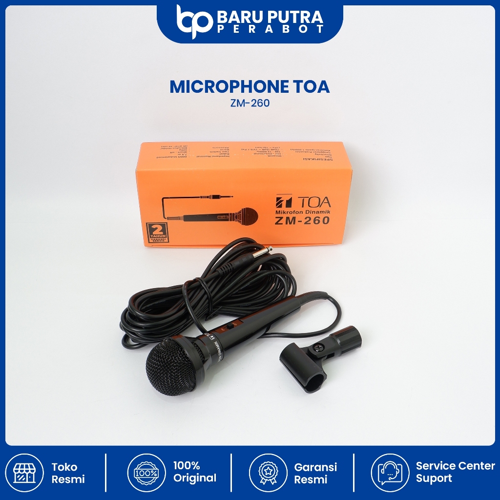 Jual TOA ZM-260 Dynamic Microphone | Shopee Indonesia
